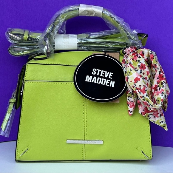 Steve Madden | Bags | Nwt Lime Green Crossbody Handbag By Steve Madden ...